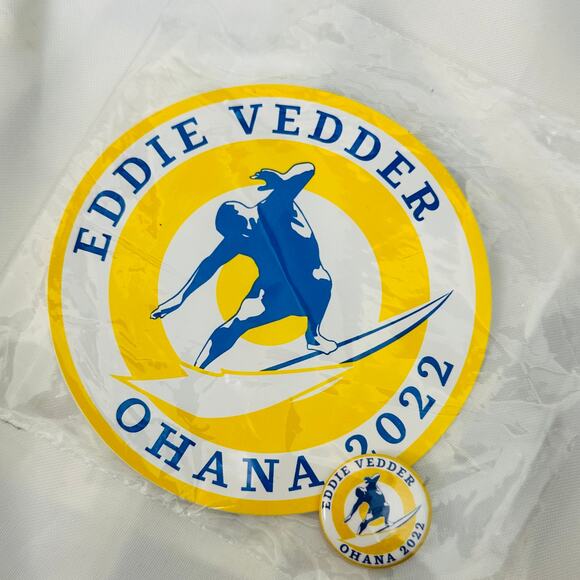 Pearl Jam | Art | Eddie Vedder 222 Ohana Festival Dana Point Surfer Pin ...
